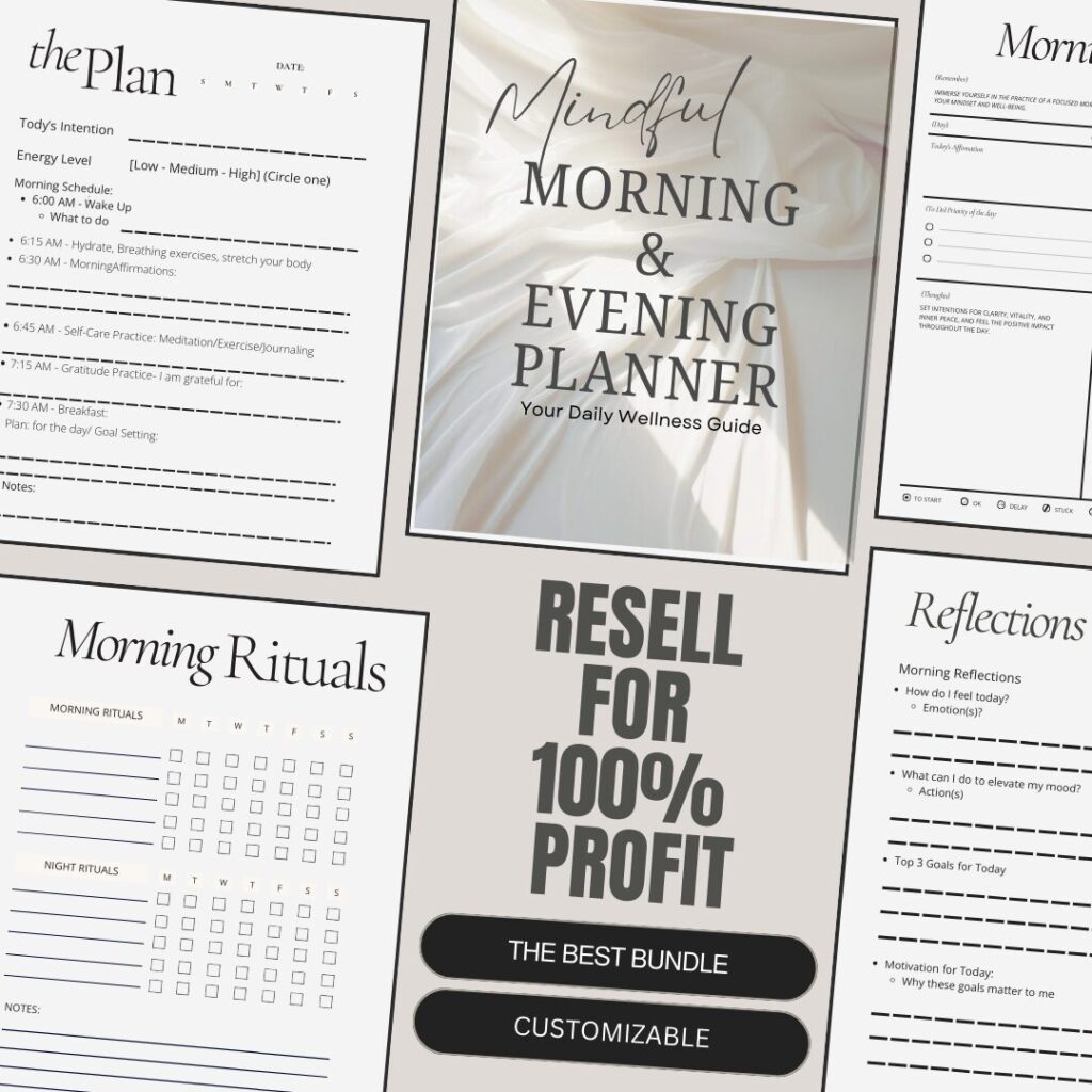 Mindful Morning & Evening Planner - Lifestyle Related